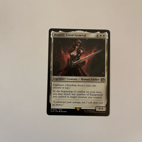 Magic | Toys | Beatrix Loyal General Final Fantasy Regular | Poshmark